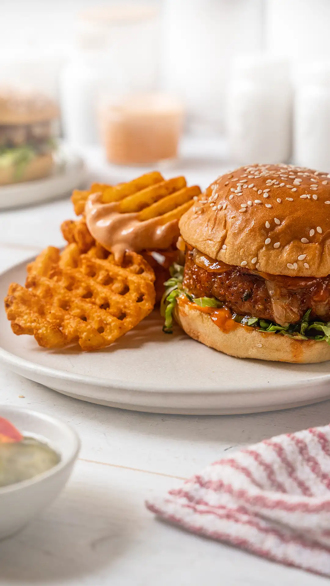 Recipes :: Airfying :: Spicy Sausage Burger